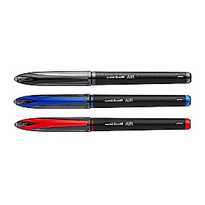 uni-ball Air Rollerball Pen, 7 mm, Assorted Ink, 3/Pack (1927595)