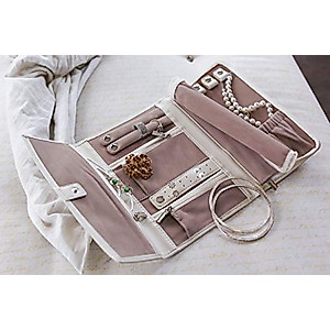 CASE ELEGANCE Vegan Leather Travel Jewelry Case - Jewelry Organizer [Petite]