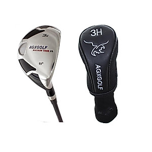 AGXGOLF Magnum Men's EXTRA TALL (+2") Length XT Executive Edition Golf Club Set: Graphite 460cc Dr + Woods + 4, 6, & 8 Irons + Pitching Wedge + Free Putter Right Hand: USA Built