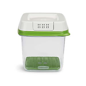 Rubbermaid Produce Food Storage, 6.3 Cup, Green
