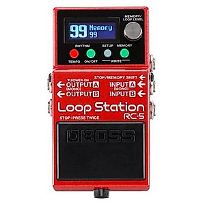 BOSS RC-5 Loop Station — modern, compact looper with first-class sound quality, 99 phrase memories, 57 rhythms and optional MIDI control. Perfect for guitar, bass, electroacoustic