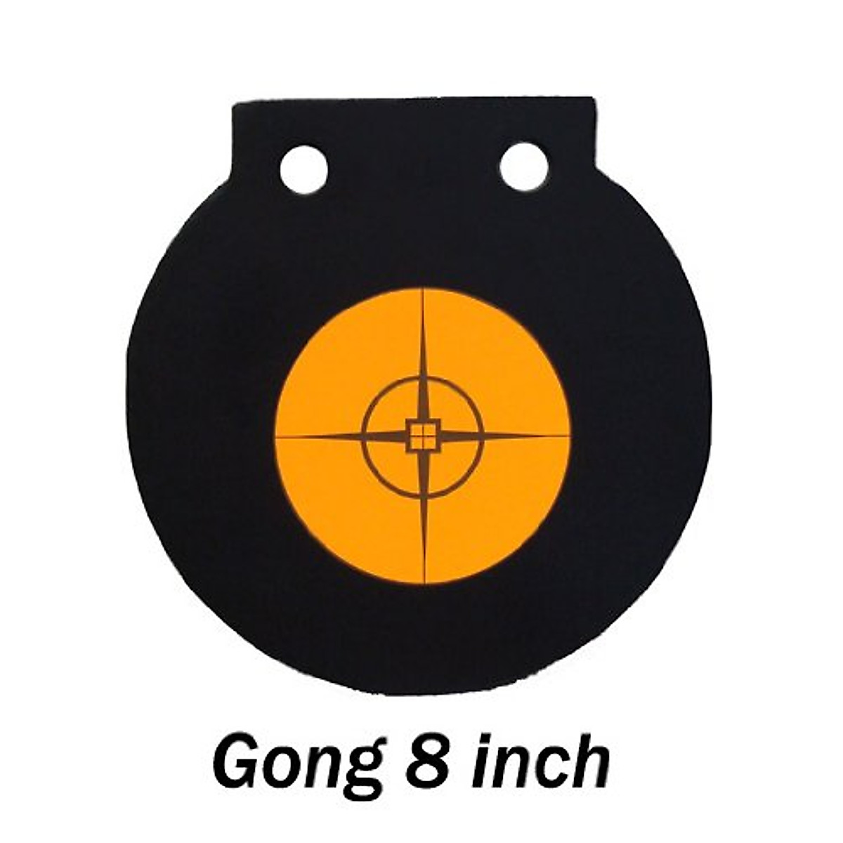 AR500 Steel Shooting Target Kit - 8" Gong, Gong Stand Brackets and (2) 4" Gongs