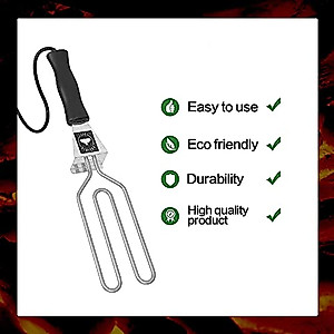 Phoenix Pit Electric Charcoal Starter 650W | 6.56 ft Extension Cord Included | Best Fire Igniter for Coal Wood Lump Briquettes | Great BBQ Tool kit Accessory