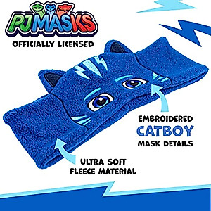PJ Masks Catboy Kids Headphones by CozyPhones - Over The Ear Headband Headphones - Volume Limited with Thin Speakers & Soft Fleece Headband