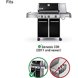 Uniflasy 7629 Grill Igniter Kit for Weber Genesis 330 Gas Grills with Front Mounted Control Panel (2011 - Newer) Electronic Igniter, Electrodes Ignitions Kit for Weber Genesis 300 Series, 65946