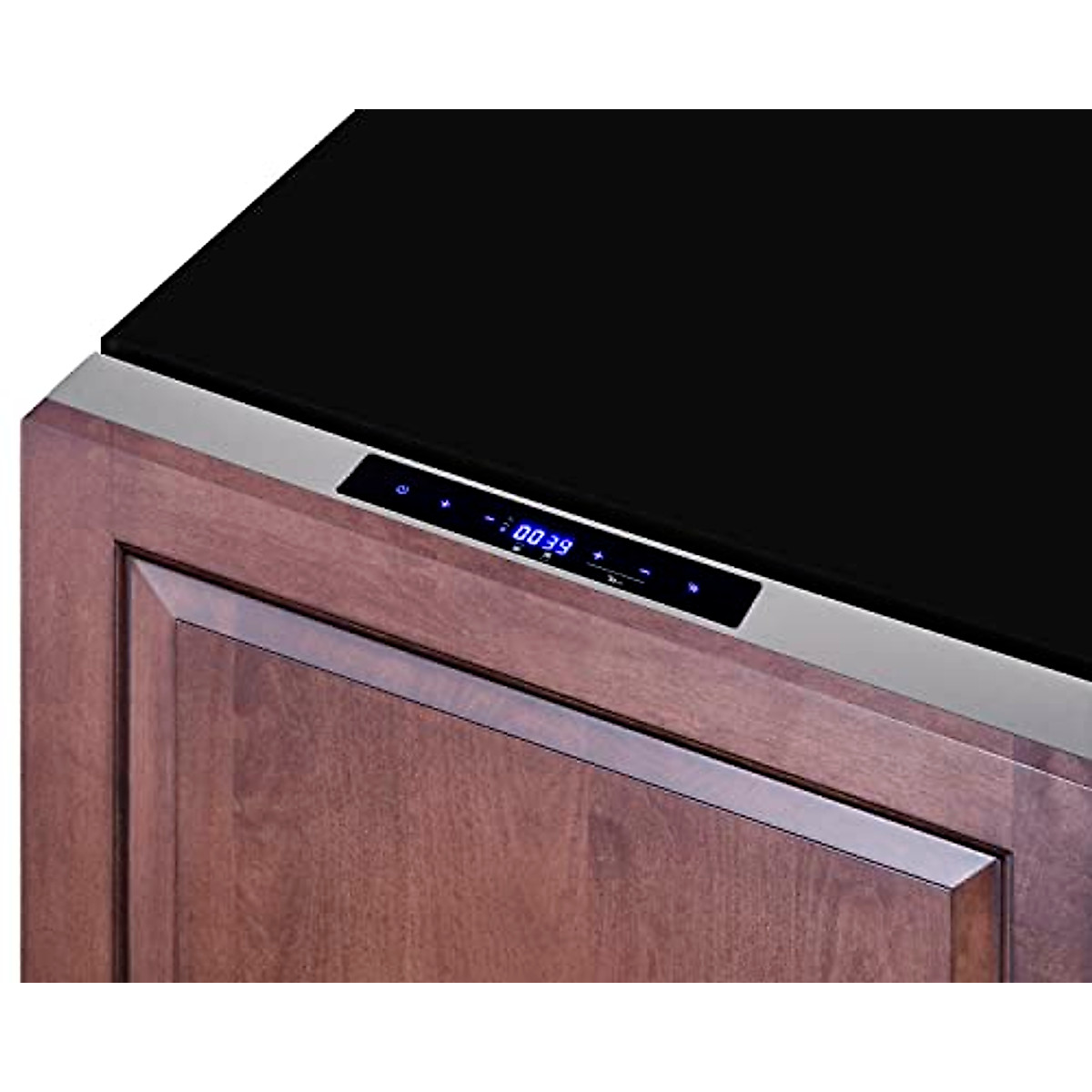 Summit Appliance ADRF244PNR 24" Wide 2-Drawer Refrigerator-Freezer (Panels Not Included); 3.32 cu.ft Capacity; Frost-Free; Temperature and Open Drawer Alarms