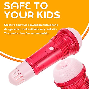 Zerodeko Echo Microphone Kids Plaything Sing Toy Children Education Toy Kids Microphone Toy Children Microphone Toy Educational Toy Physical Echo Principle Toy Microphone Plaything
