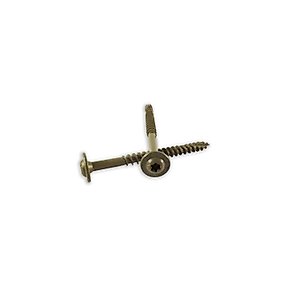 WoodPro Fasteners ST14X312B 1/4-Inch by 3-1/2-Inch Length Round Washer Head Exterior Wood Screws, 250-Pack , Gold