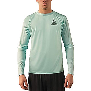 Coastal Classics Bermuda Men's UPF 50+ Long Sleeve T-Shirt Medium Seagrass