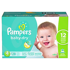 Pampers Baby Dry Diaper Size 4 128 ct Old