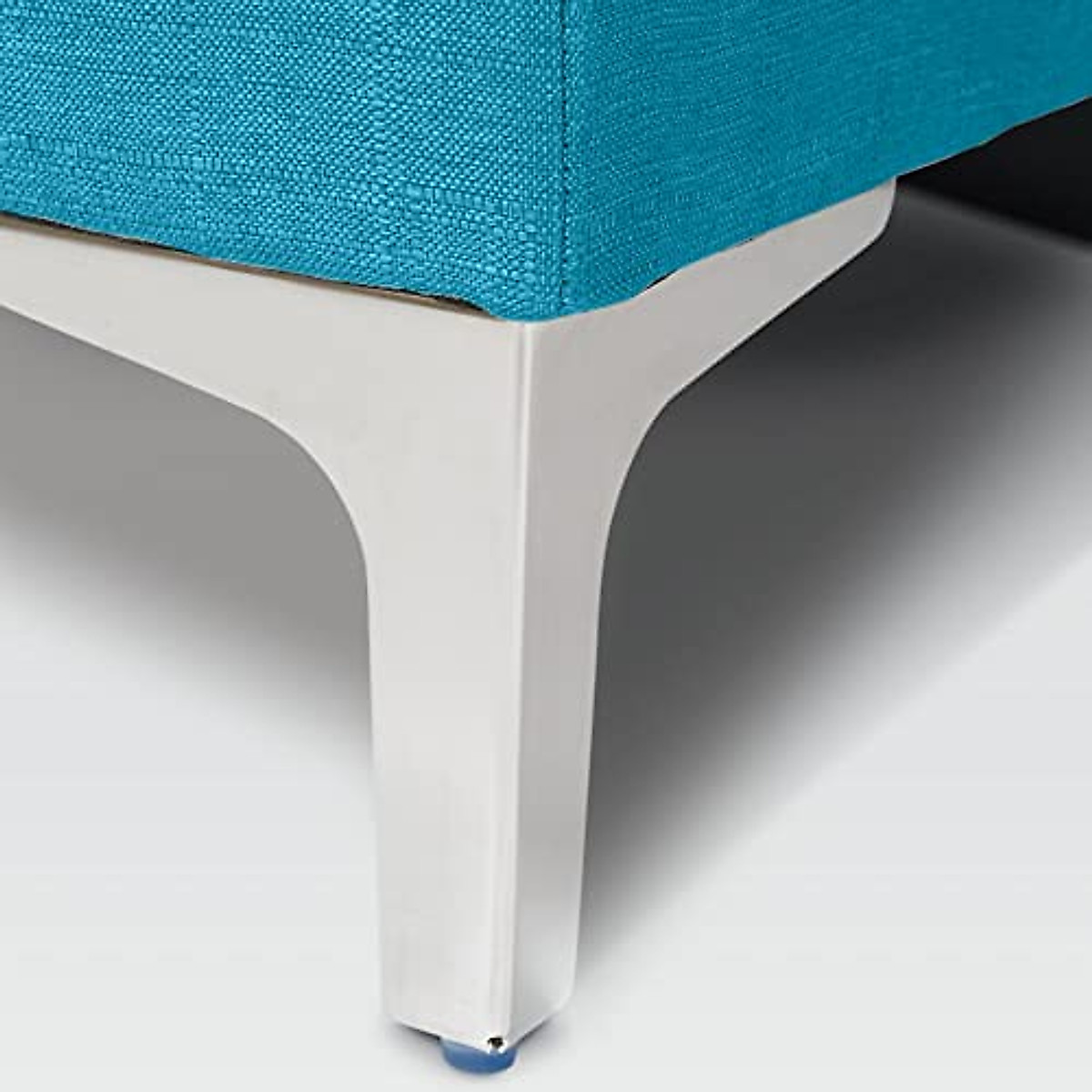 Casa Andrea Milano Modern Large Linen Fabric U-Shape Sectional Sofa, Double Extra Wide Chaise Lounge Couch