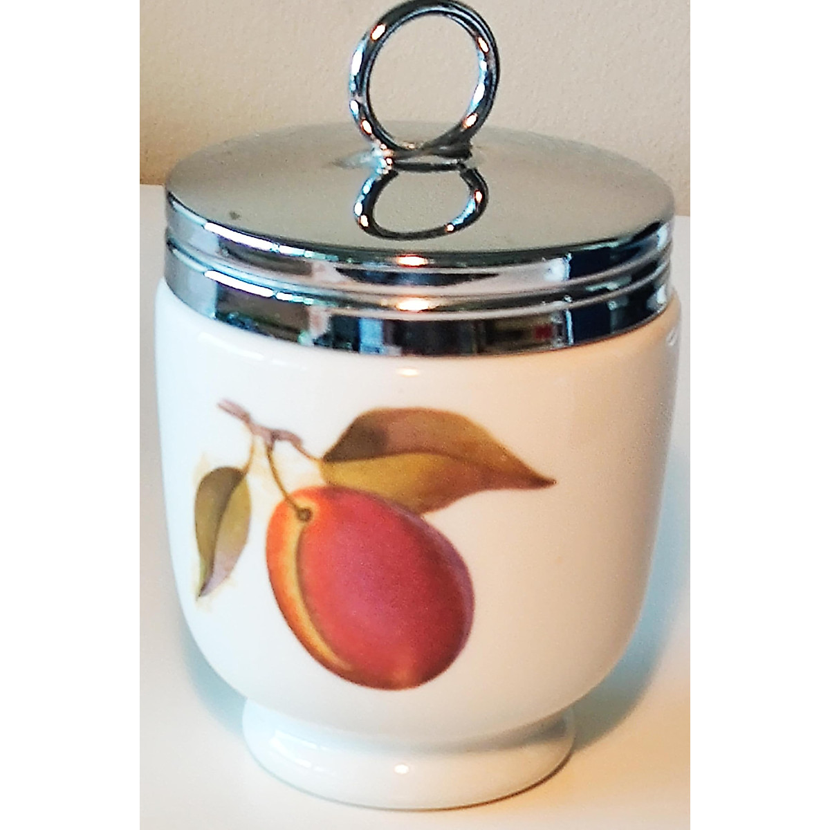 Evesham Vale by Royal Worcester, China Egg Coddler & Lid, King Size