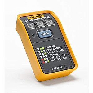 Fluke ST120 GFCI Socket Tester Without Beeper