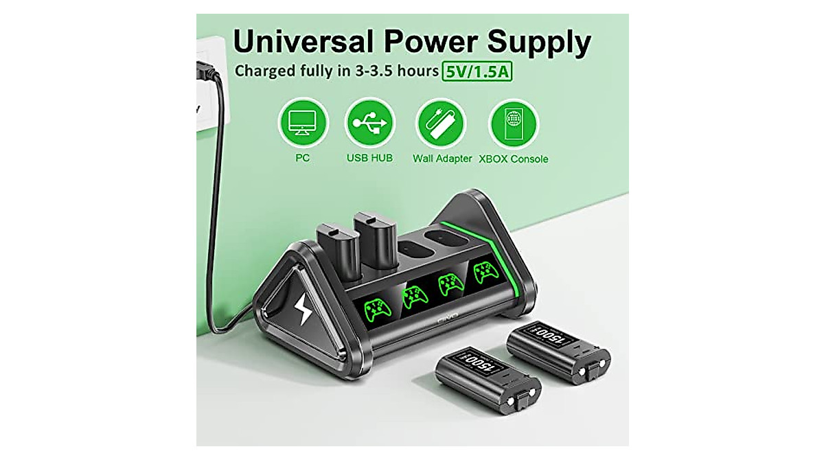 Rechargeable Battery Pack for Xbox Controllers - Save Time!