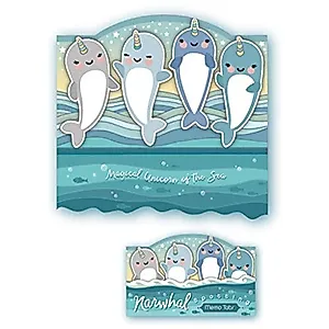 Streamline Imagined Narwhal Sticky Memo Tab Set