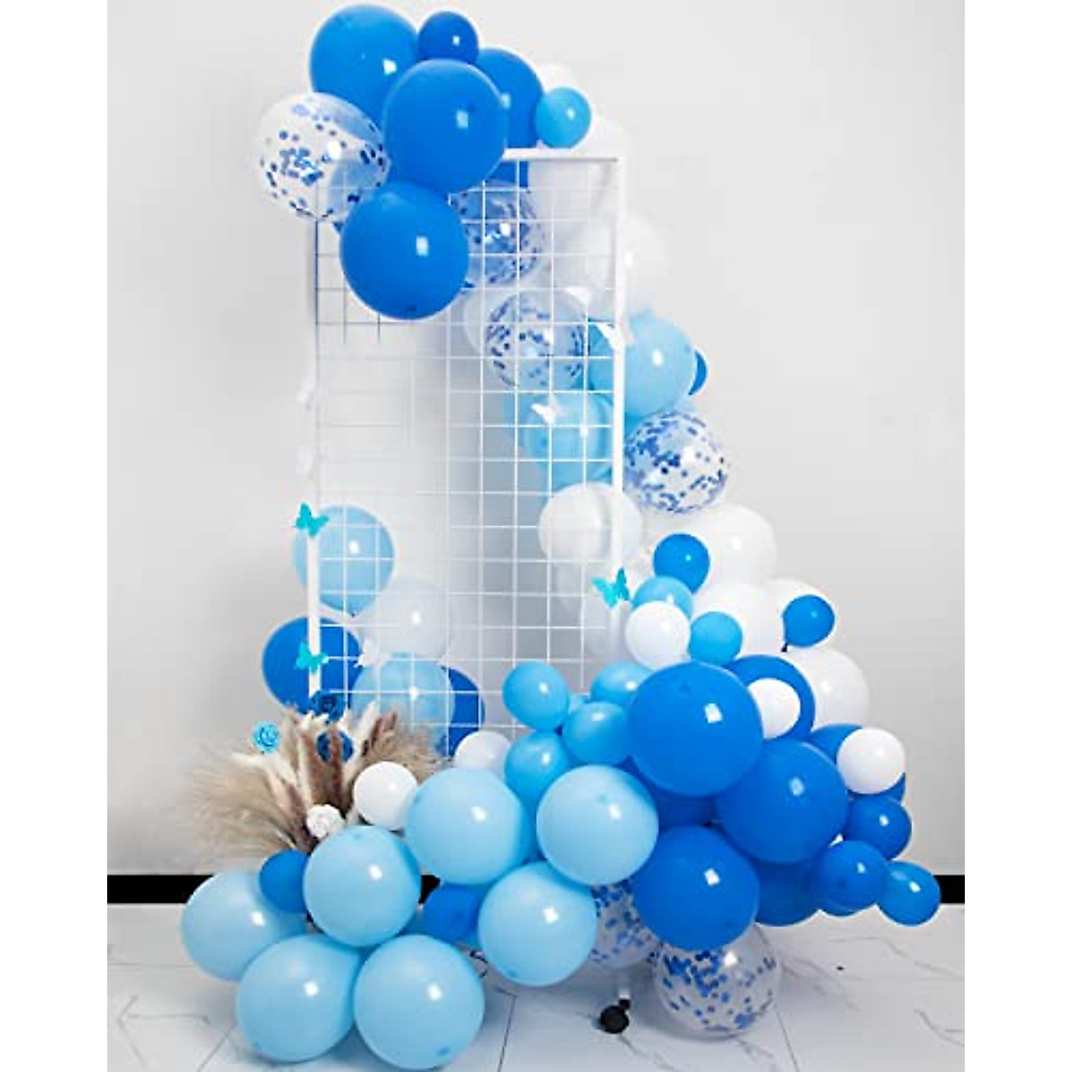 MOMOHOO Royal Blue Balloons 12+5 Inch 70Pcs Birthday Party Balloons, Premium Latex Balloons for Baby Shower Gender Reveal Balloons, Bridal Shower Graduation Balloons Wedding Party Helium Ballons