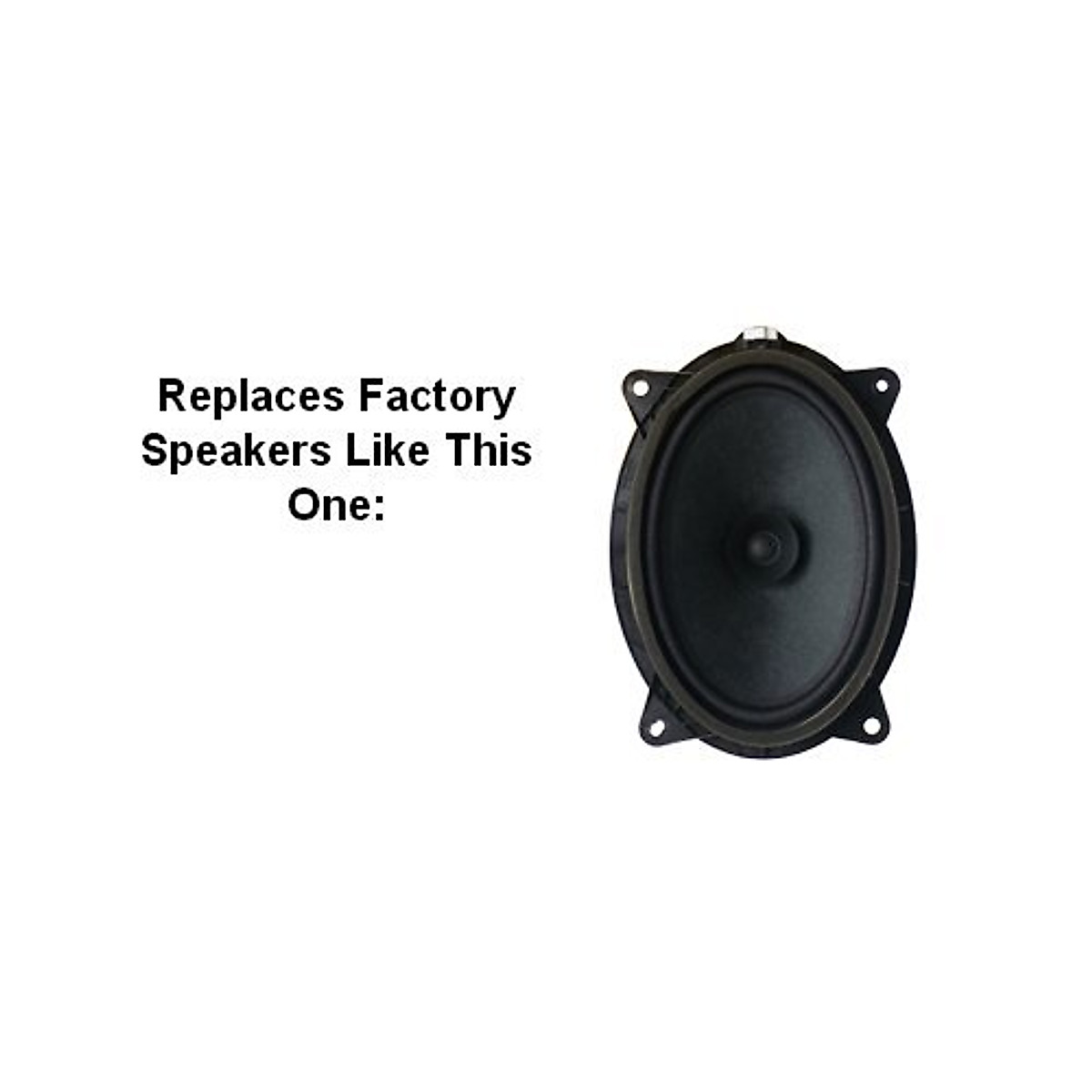 Front Door Speaker Adapter Spacer Rings Fits Lexus Vehicals - SAK037_69-1 Pair