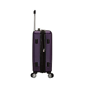 Rockland Star Trail Hardside Spinner Wheel Luggage, Purple, Carry-On 20-Inch