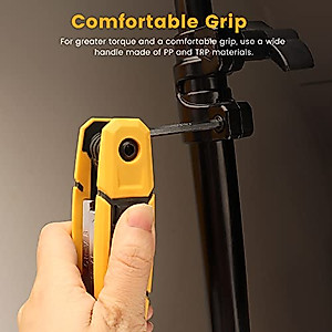 MULWARK 17pcs Folding Allen Wrench Set | Metric & Standard SAE - Allen Key Set Tool | 2 Pack Portable Hex Key Set for Basic Home Repair and General Applications