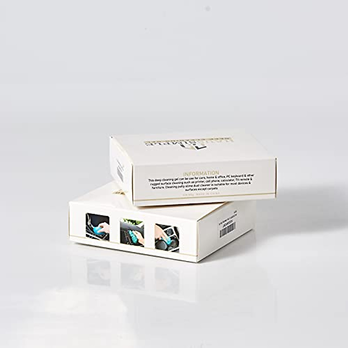 HAUSSIMPLE Car Cleaning Gel for Car Detailing - Pack of 4 - for Removing Dust from Car Vent Dashboard Interior, Keyboard Cleaning Putty for PC, Laptop