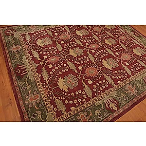 Natural Weave Old Hand Made Morgan Floral Traditional Persian Oriental Woolen Area Rugs (8x10 ft)