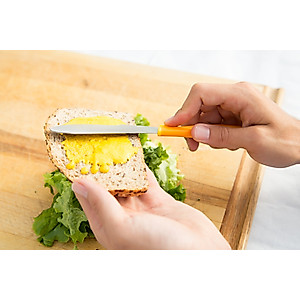 ZYLISS Sandwich Knife and Condiment Spreader, Orange