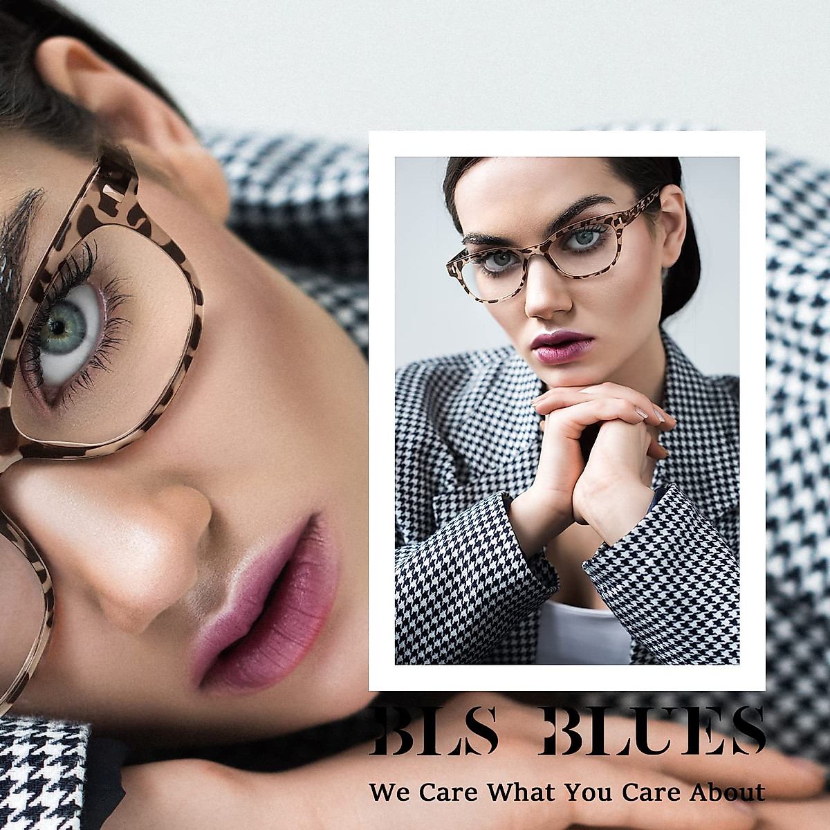 BLS BLUES 5 Packs Reading Glasses for Women Blue Light Blocking, Vintage Computer Eyewear