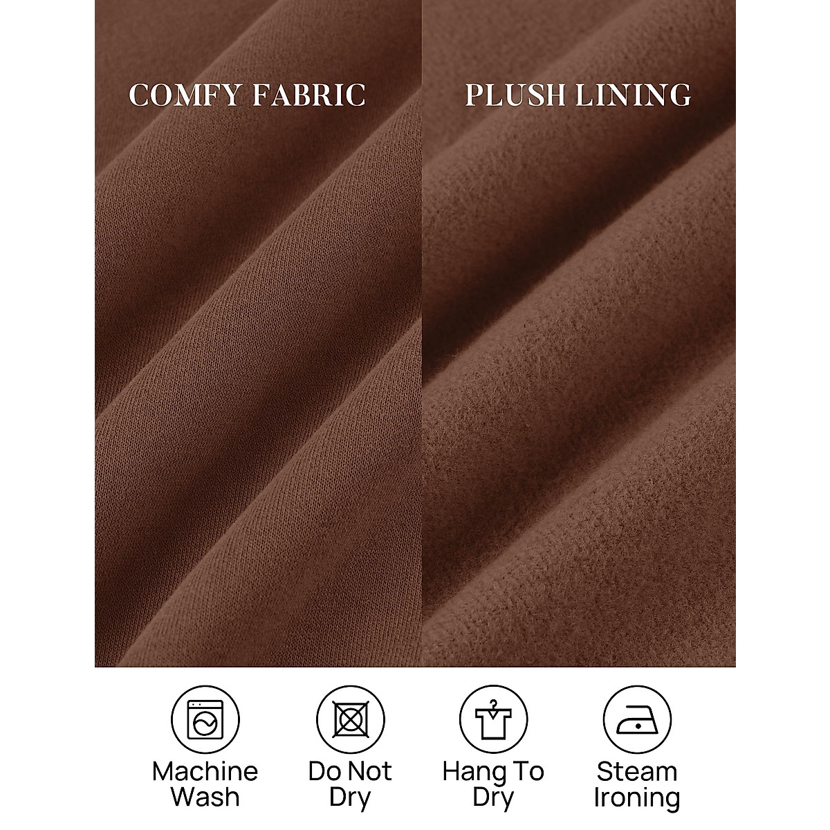 ZESICA Sweatshirt for Women Casual Long Sleeve Crewneck Oversized Pullover Jumper Tunic Tops,Rose,Small