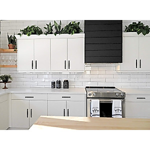 Ravinte 30 Pack 5 Inch Kitchen Cabinet Handles Matte Black Cabinet Pulls Black Drawer Pulls Kitchen Cabinet Hardware Kitchen Handles for Cabinets Cupboard Handles Drawer Handles