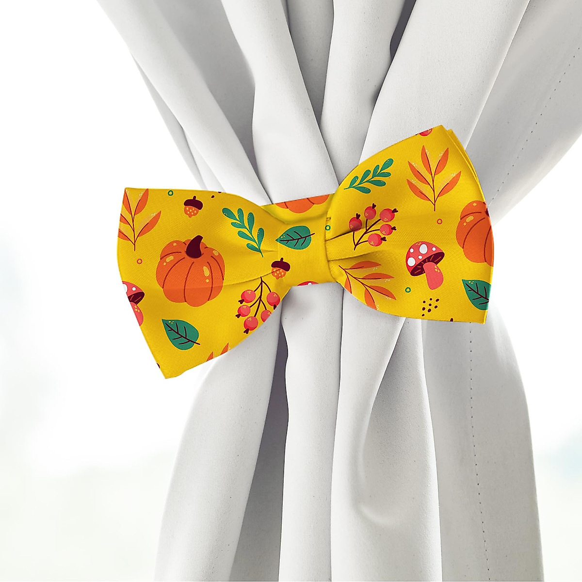 JarThenaAMCS 12Pcs Fall Cotton Fabric Bundles Pumpkin Maple Leaf Mushroom Acorn Fat Quarters Autumn Thanksgiving Quilting Patchwork for DIY Craft Home Party Decor, 18 x 22 Inch