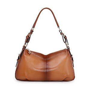 Kattee Women's Genuine Leather tote Handbags Shoulder Bag