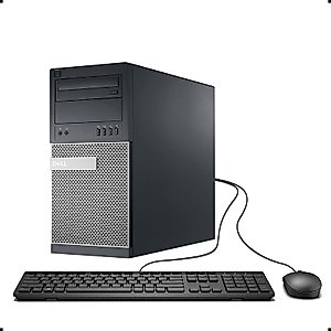Dell Optiplex 790 Tower Computer Package - Quad Core Intel i5 2nd Gen, 8GB DDR3, 500GB HDD, Keyboard, New Mouse, Wireless WiFi, Windows 10 Professional(Renewed)