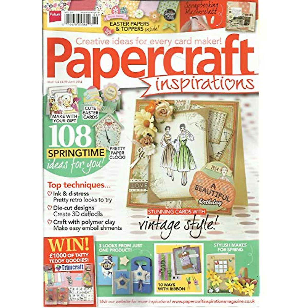 PAPER CRAFT INSPIRATIONS, APRIL, 2014 (108 SPRINGTIME IDEAS FOR YOU !)
