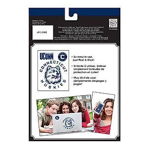 me & my BIG ideas laptopSTICKS Removable Laptop Stickers, Connecticut (UConn) Huskies