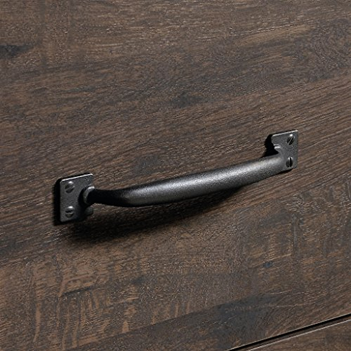 Sauder Carson Forge 4-Drawer Chest, Coffee Oak finish