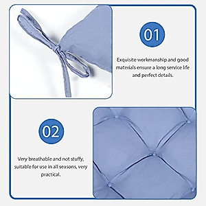 HANABASS Rocking Chair Cushions Outdoor Cotton Chair Rocking Chair Sofa Seats Reading Pillow Square Stool Yoga Relaxing Meditation Seating Soft Lying Pillow