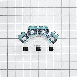 Whirlpool W11165546 Water Inlet Valve, Chrome