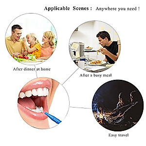 River Lake Interdental Slim Brush, Toothpick Tooth Flossing Head Oral Dental Hygiene Brush - 100 Count …