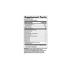 Spring Valley Multi-Enzyme Probiotic 200 Tablets + STS Fridge Magnet.