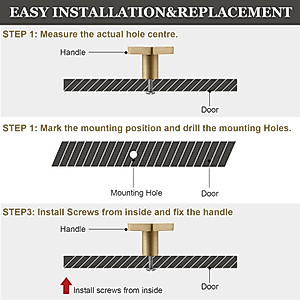 Ferraycle 25Pcs 1'' Solid Knobs Shoe Cabinets Knob and Pulls Cabinet Handles Metal Dresser Handles Modern Decorative Hardware for Cabinets Door Kitchen with Screws (Hexagon)