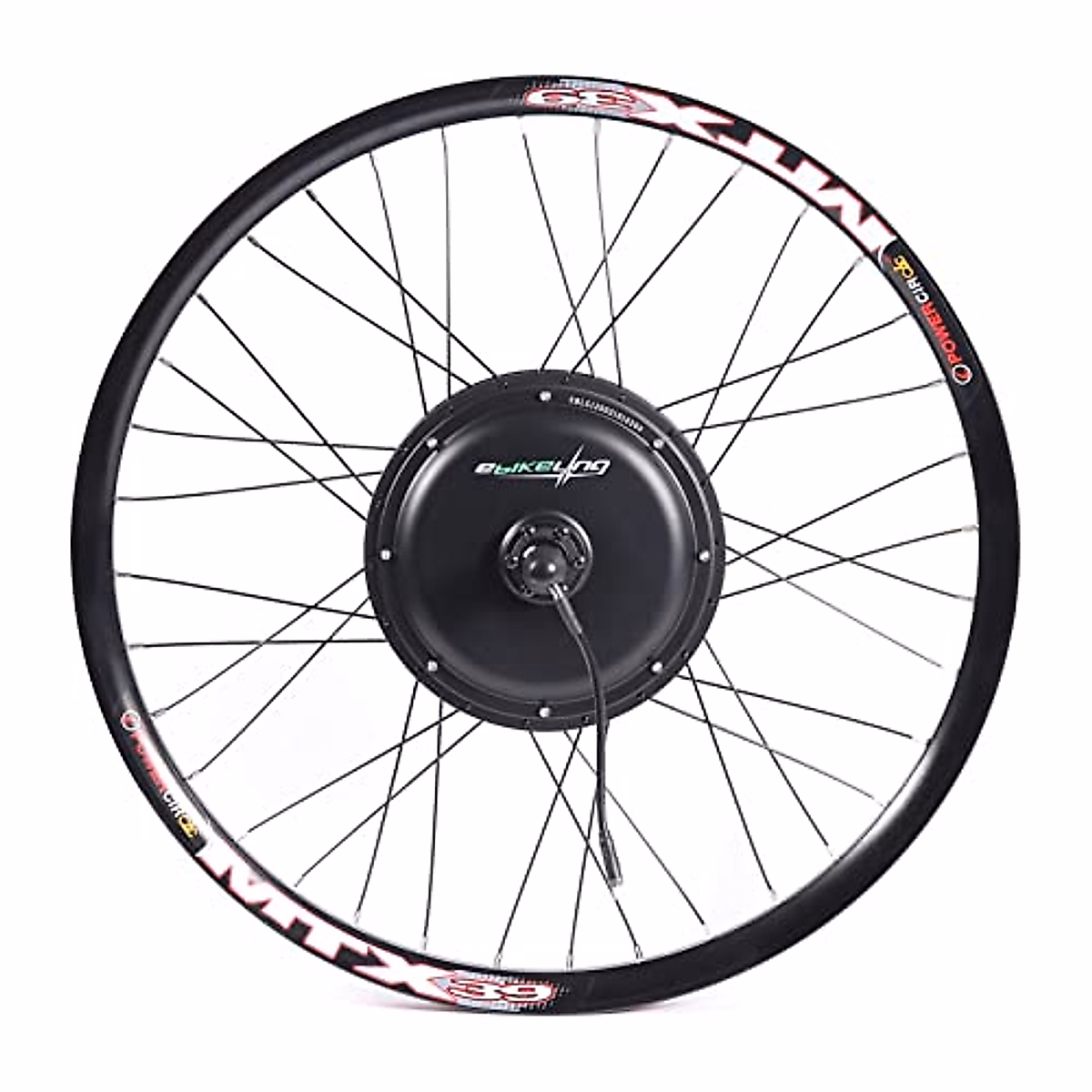 EBIKELING Waterproof Ebike Conversion Kit for Electric Bike 700C Rear Wheel Electric Bicycle Hub Motor Kit with Mountain Bike Rim 1500W 1200W 750W 500W Electric Bike Conversion Kit