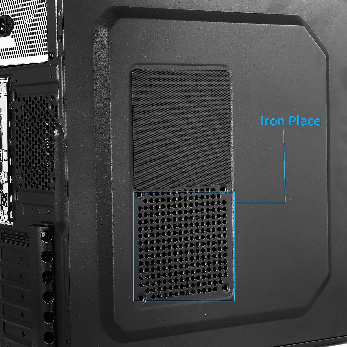 120mm Fan Dust Filter Mesh 4.72inch Magnetic Frame PVC PC Computer Case Fan Dust Mesh Cover Grills Black 5-Pack