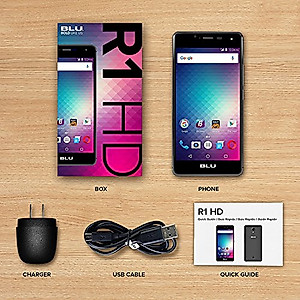 BLU R1 HD 4G GSM Dual SIM Unlocked Smartphone - Black