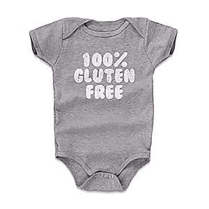 Bald Eagle Shirts Healthy Eating Baby Clothes, Onesie, Creeper, Bodysuit - 100% Gluten Free WHT (Heather Gray, 3-6 Months)