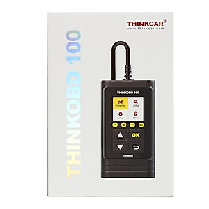 THINKCAR OBD2 Scanner, THINKOBD100 Engine Fault Code Reader with Full OBD2 Functions,O2 Sensor/Smog Test CAN Diagnostic Scanner Tool for All OBDII Protocol Cars Since 1996,Lifetime Free Update