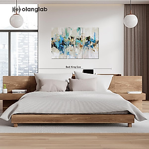 Olanglab Art Acoustic Panels,6 Pack 48''x32'' Acoustical Soundproof Wall Panels Sound Absorbing, Decorative Sound proofing，Sound Absorbing Panels, Studio Acoustic Treatment (Small Size)