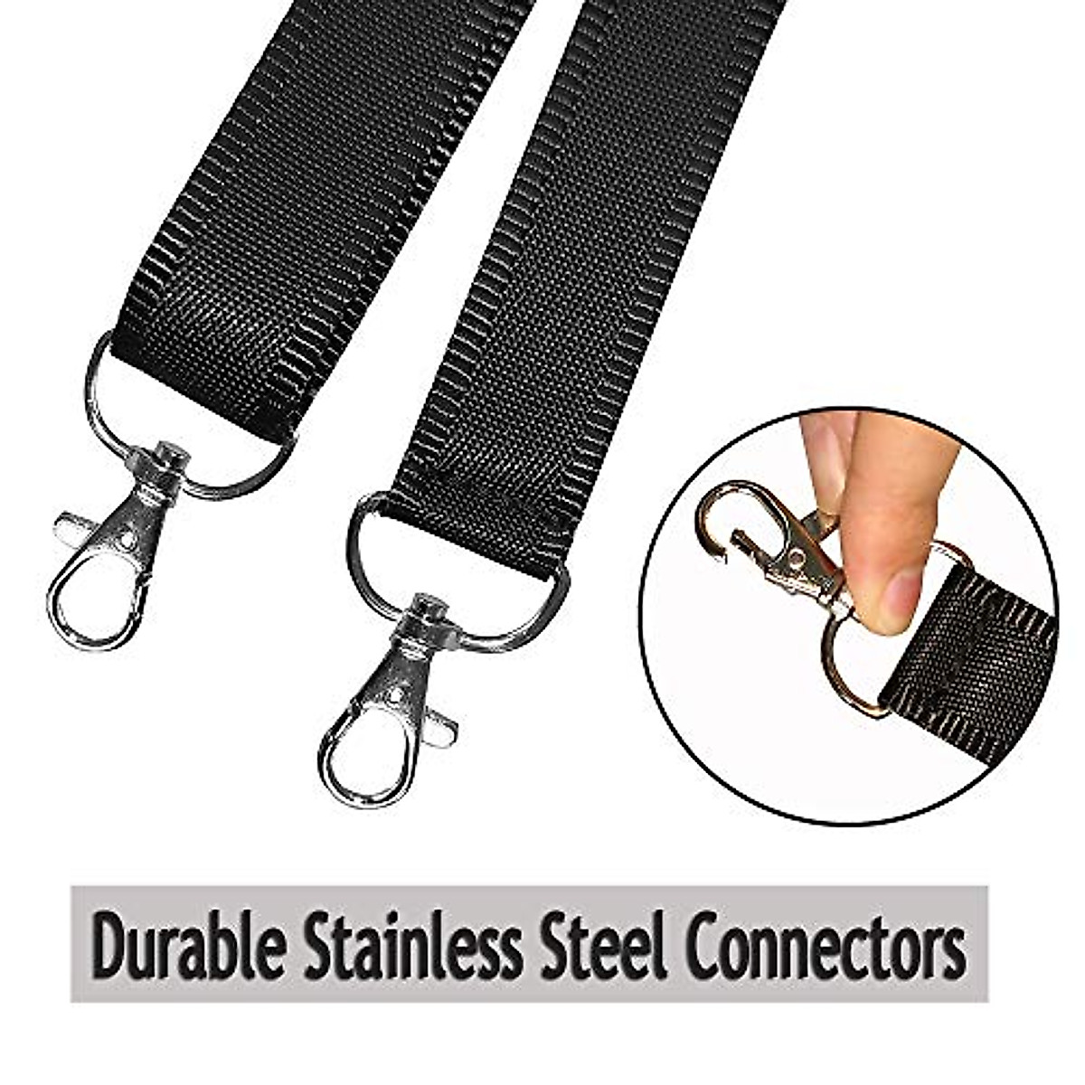 Miesherk Shoulder Strap, Adjustable Laptop Shoulder Straps Replacement Shoulder Handle Crossbody Belt Replacement for Shoulder Bags, Messenger Bag, iPad (Replacement-Shoulder Strap)