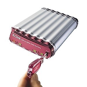 BUSLINK 1TB Hipaa 128BIT Key Encryption USB 2.0 External HDD