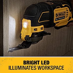 Dewalt DCS354BR ATOMIC 20V MAX Brushless Lithium-Ion Cordless Oscillating Multi-Tool (Tool Only) (Renewed)
