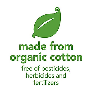 green sprouts Muslin Face Cloths Made from Organic Cotton (5-Pack), White Set